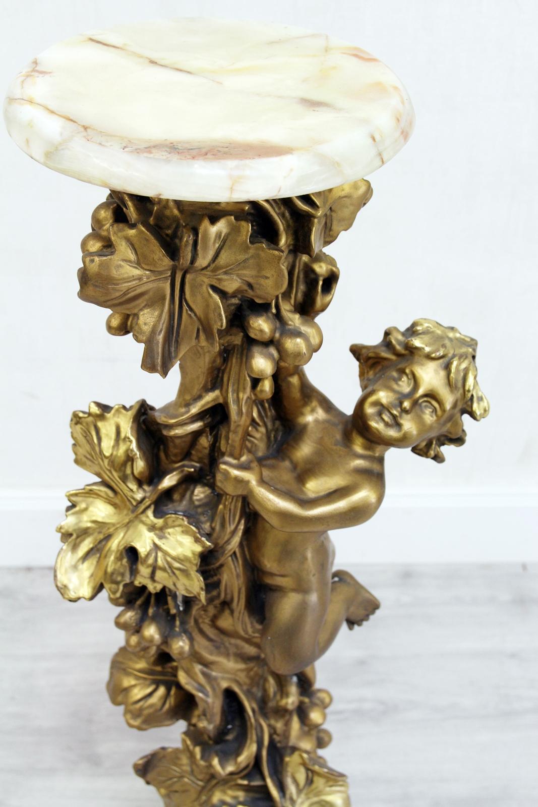 Flower Table Flower Stand Flower Column Antique Baroque Angel Turkey ...