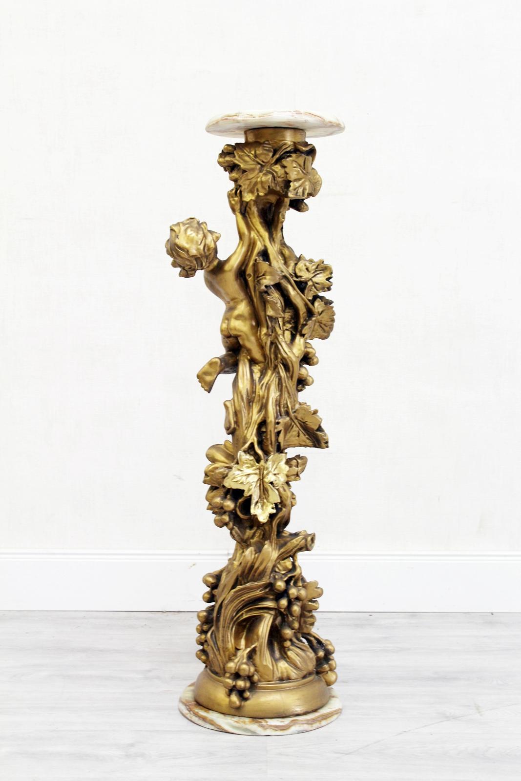 Flower Table Flower Stand Flower Column Antique Baroque Angel Turkey ...