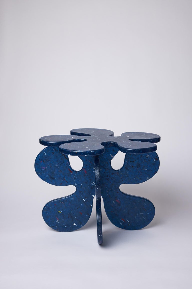 Flower Table in 100% Recycled Plastic by Squares and Things For Sale at ...