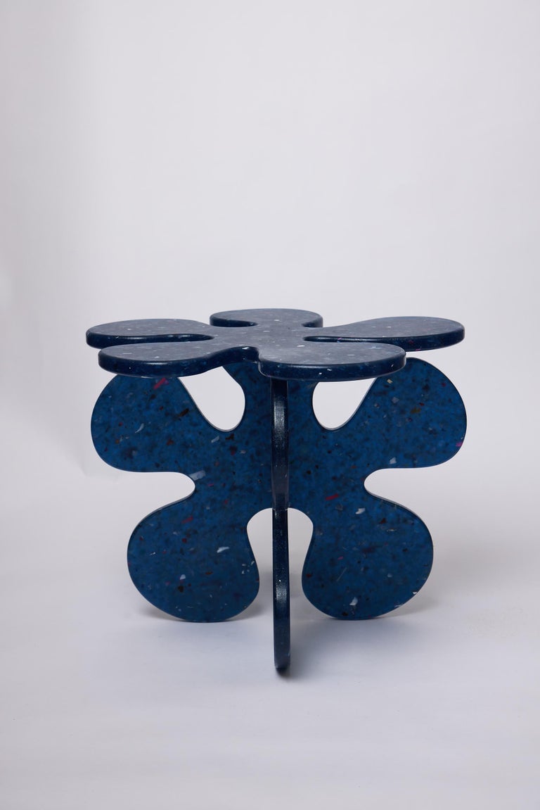Flower Table in 100% Recycled Plastic by Squares and Things For Sale at ...