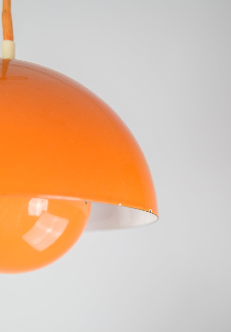 Flowerpot Ceiling Lamp, Verner Panton '1926-1998' VP1, 1970 For Sale at ...
