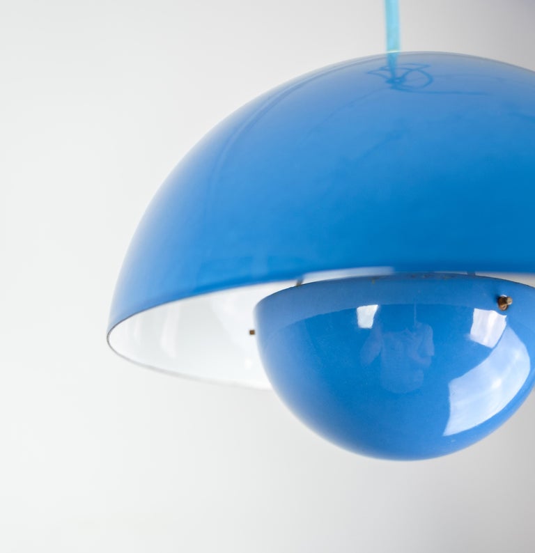 Flowerpot Ceiling Lamp, Verner Panton VP1, 1970 For Sale at 1stDibs