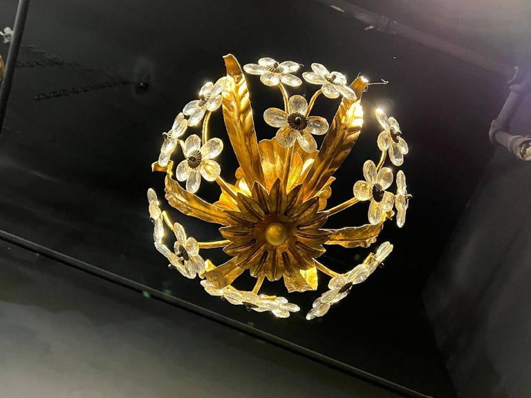 Flowers Bagues Light Fixture For Sale at 1stDibs