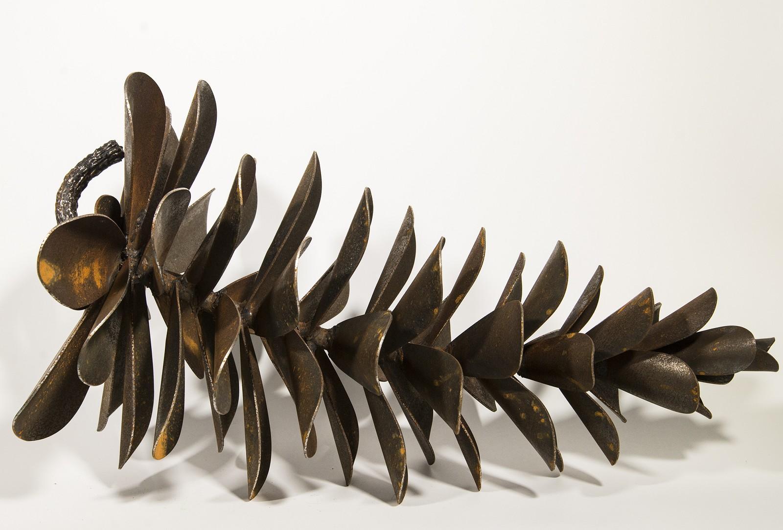 Floyd Elzinga - Corten Pine Cone 21031 - nature inspired, rusted ...