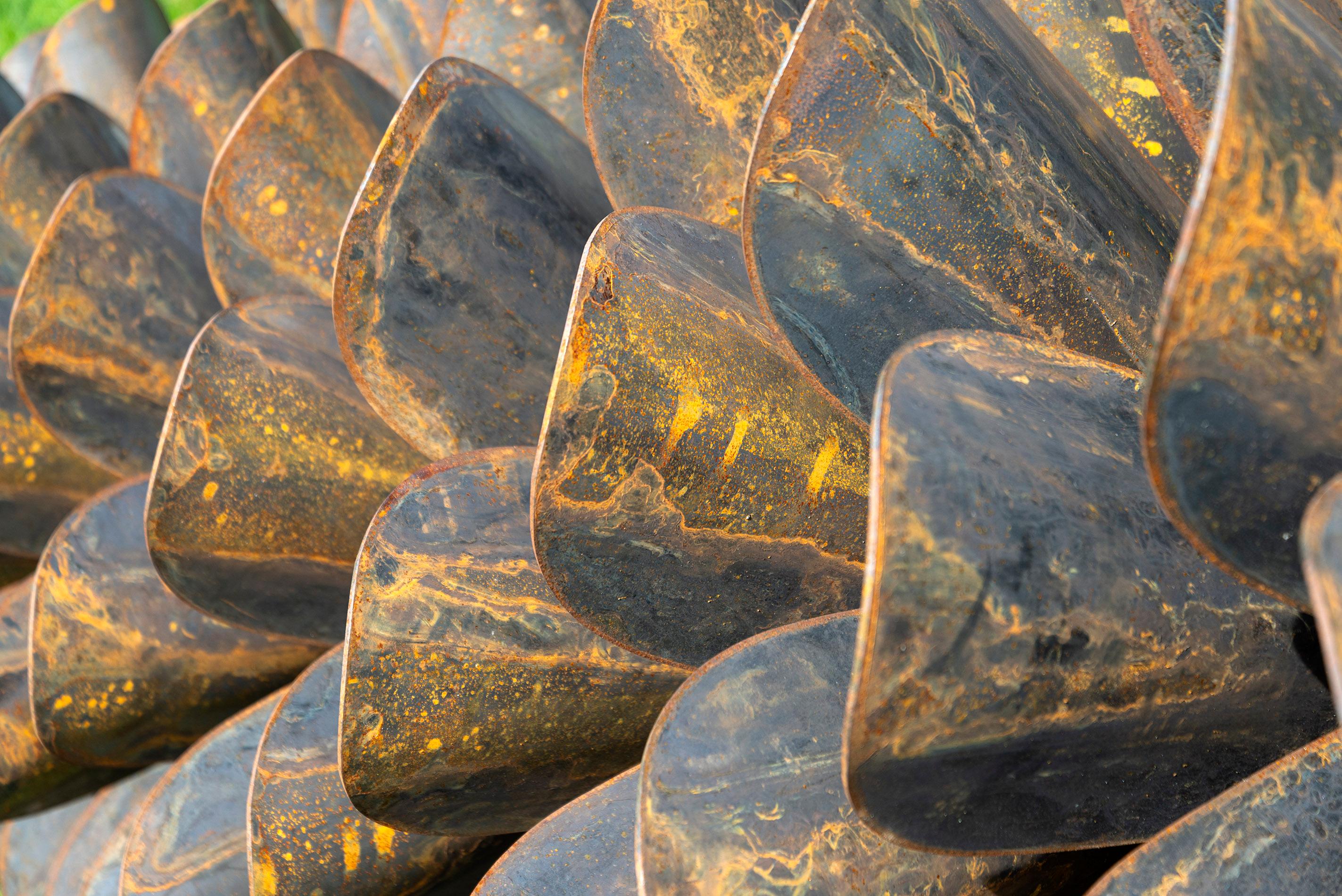 Floyd Elzinga - Pine Cone 23-254 - large, naturally rusted, Weathering ...