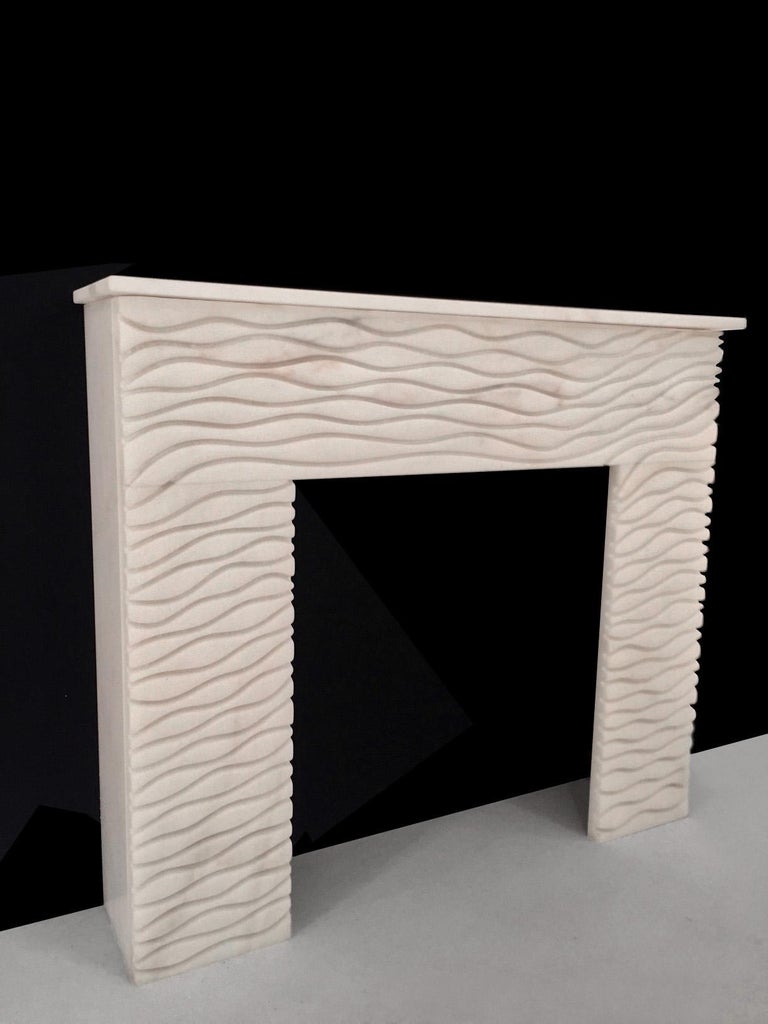 Fluid Fire Fireplace by Jean-Fréderic Bourdier For Sale at 1stDibs
