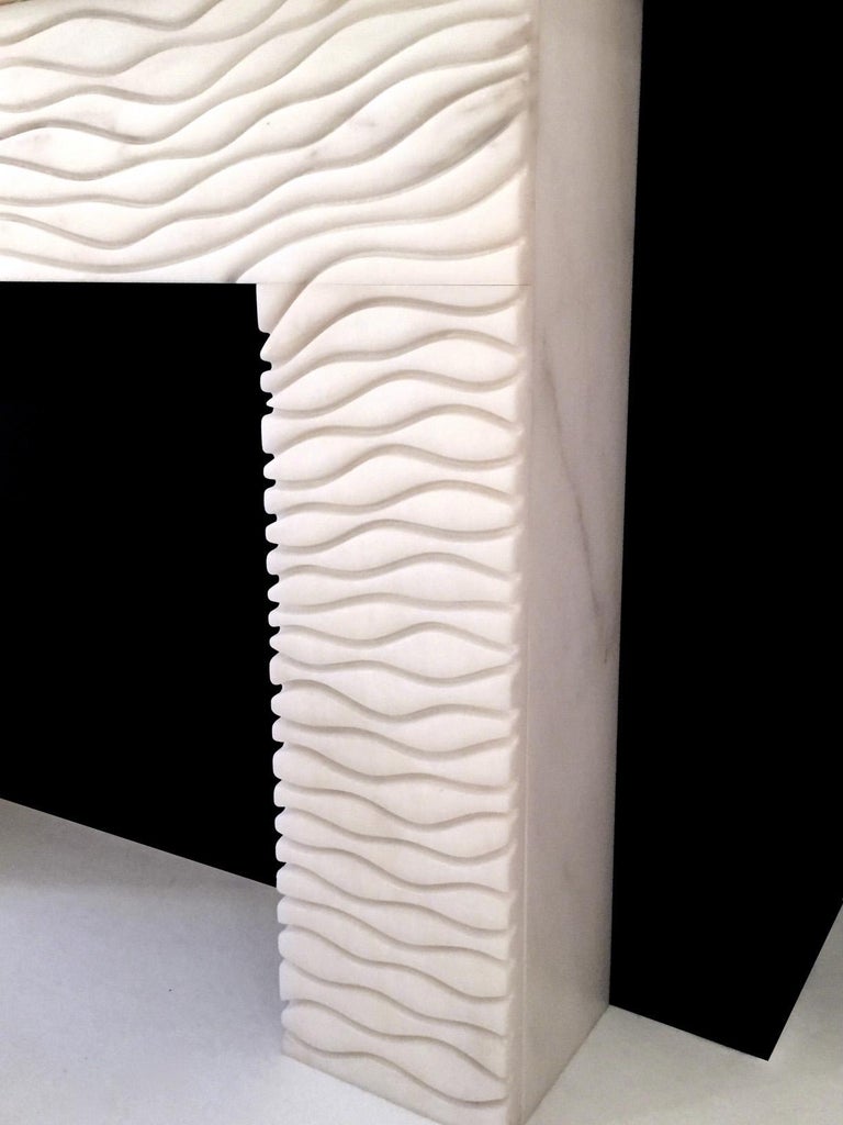 Fluid Fire Fireplace by Jean-Fréderic Bourdier For Sale at 1stDibs