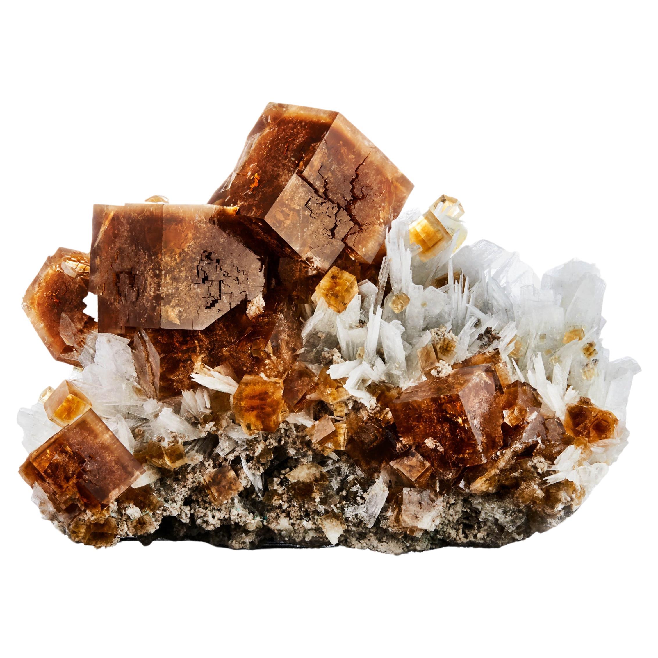 Fluorite on Celestine White Rock Quarry, Ohio, USA at 1stDibs