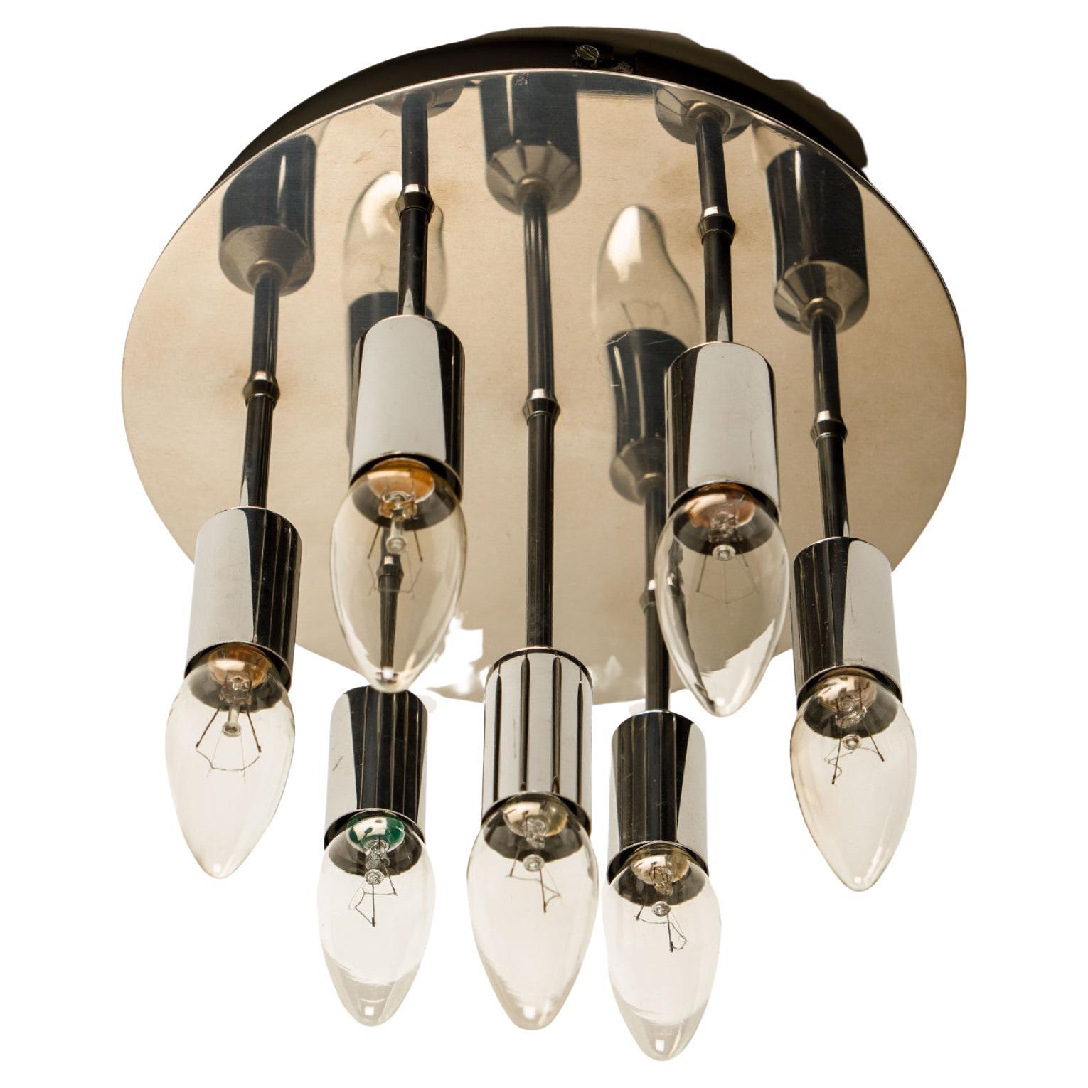 Capiz shell flush mount at 1stDibs