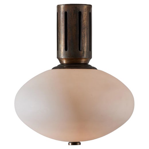 Signed Stilnovo Tall Halogen Glass Uplighter Floor Lamp, 1980, Italy ...