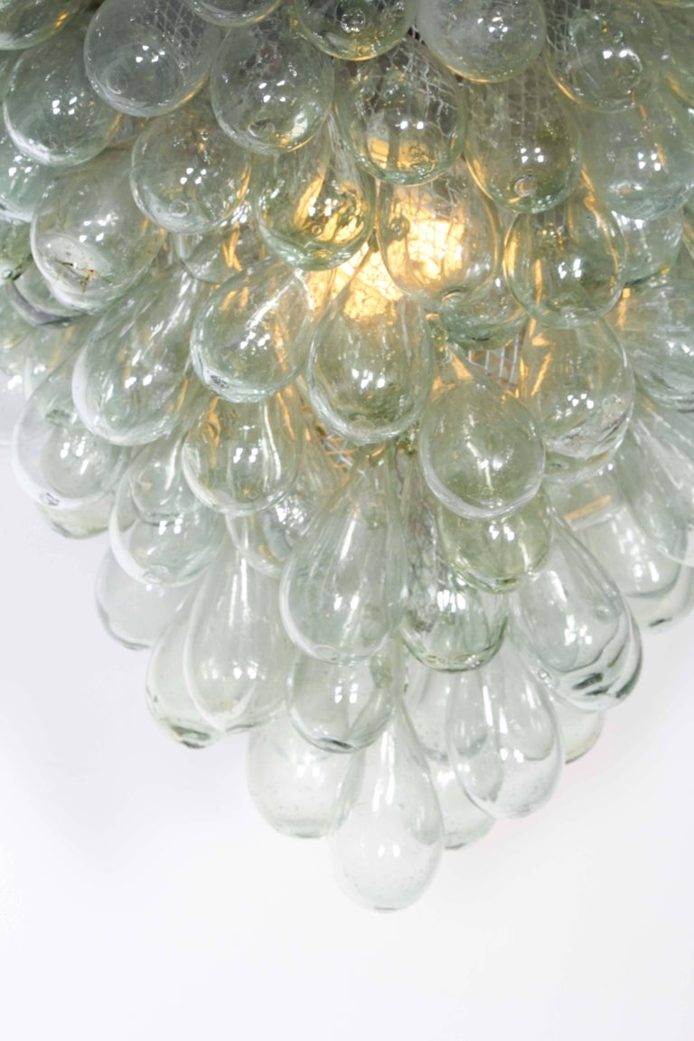 Flush Mount 'Grape Cluster' Blown Glass Light Fixture at 1stDibs ...