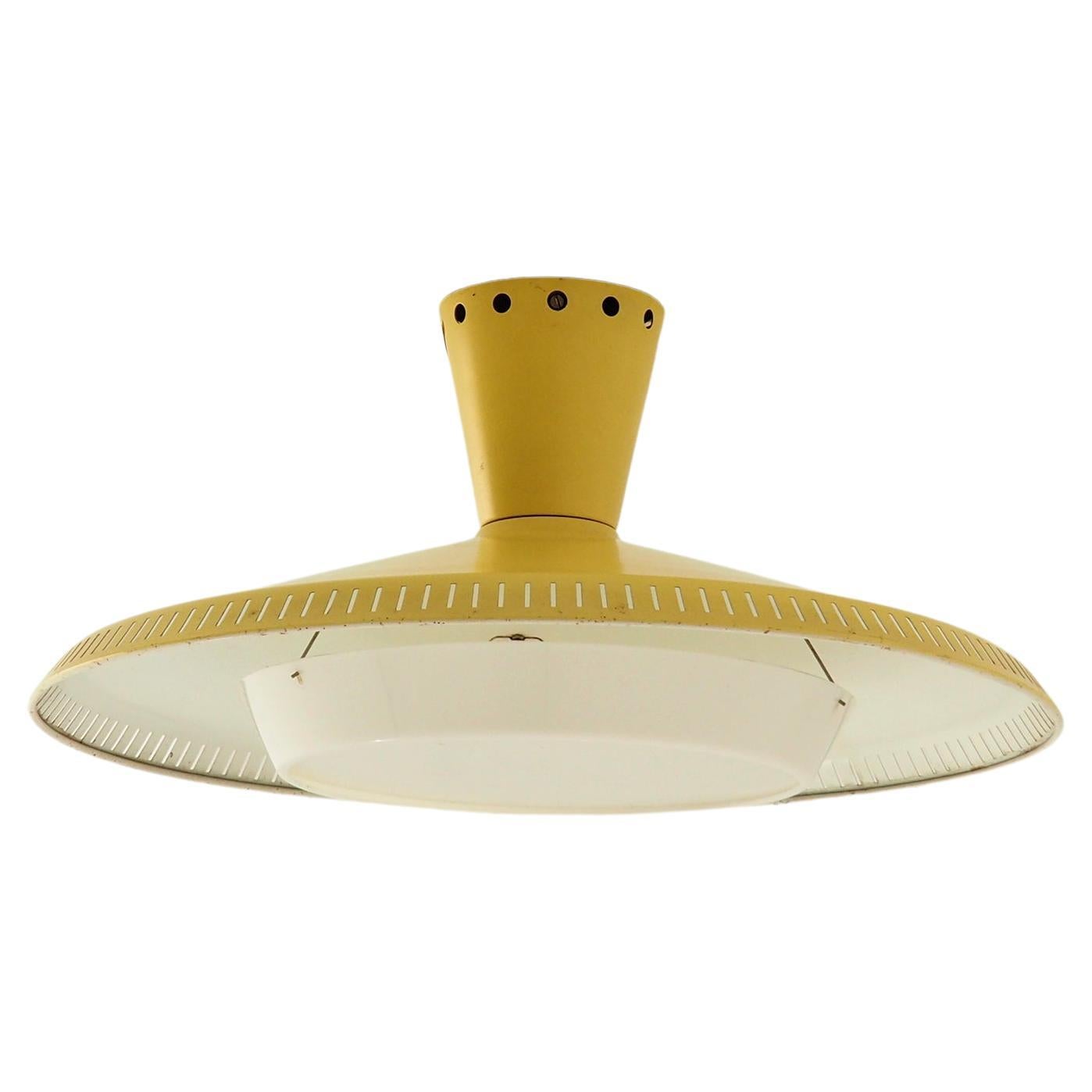 Flush Mount ”NB 92” Designed by Louis Kalff for Philips For Sale at 1stDibs