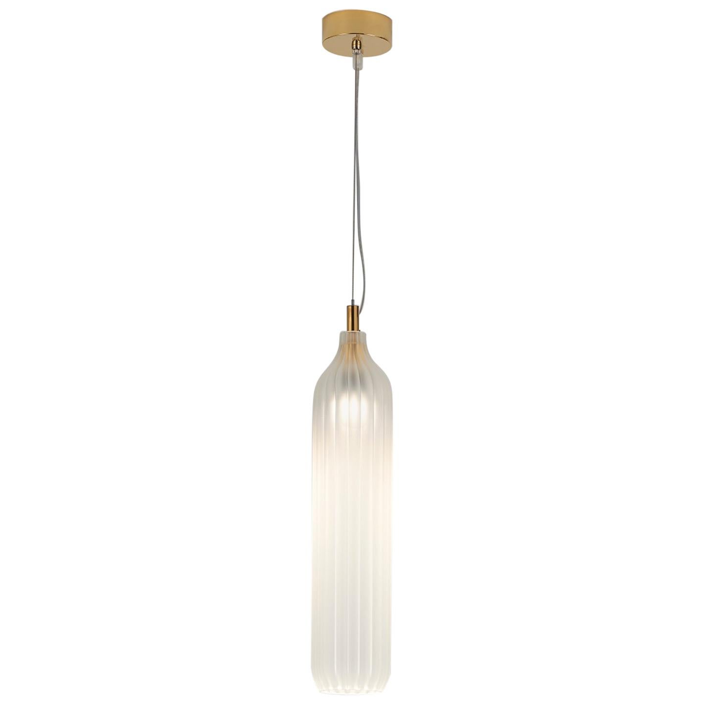 Petite Fluted Pendants at 1stDibs