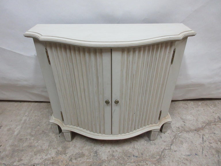 Fluted Door Console Cabinet at 1stDibs