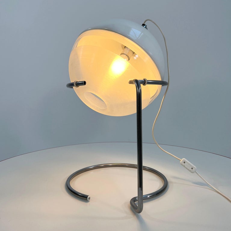 Focus Table Lamp by Fabio Lenci for Guzzini, 1970s For Sale at 1stDibs