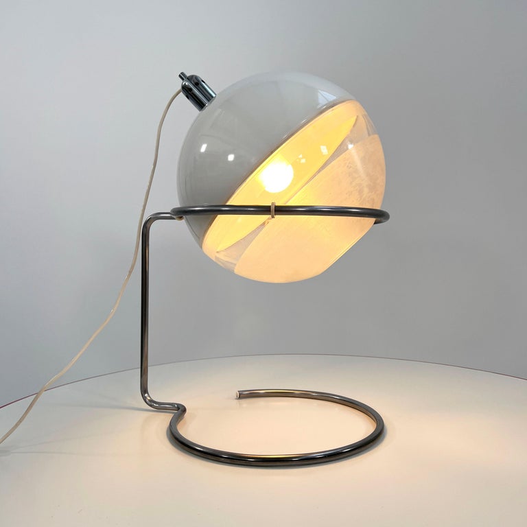 Focus Table Lamp by Fabio Lenci for Guzzini, 1970s For Sale at 1stDibs