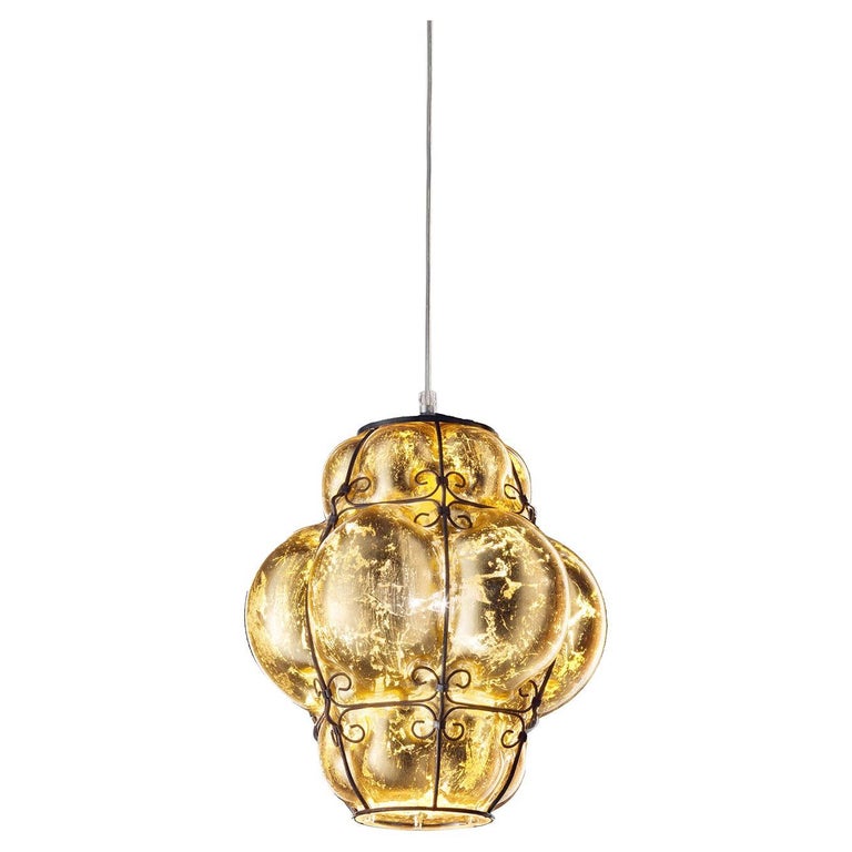 Foglia Oro Pendant Lamp #1 For Sale at 1stDibs