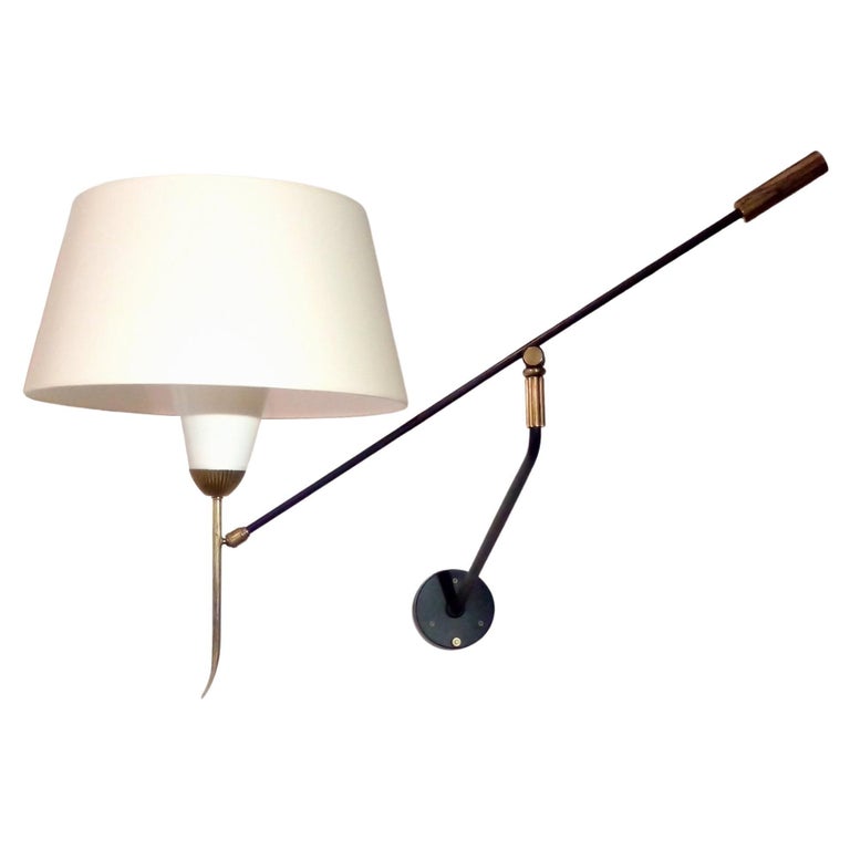 Foldable and Adjustable Wall Light by Maison Lunel, France circa 1950 ...