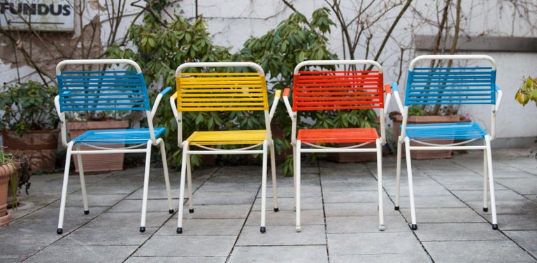 Foldable Spaghetti Garden Chairs Germany, 1950s For Sale at 1stDibs