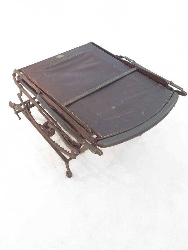 Folded Cruise Ship Rocking Chaise Lounge, New York, 1890 For Sale at ...