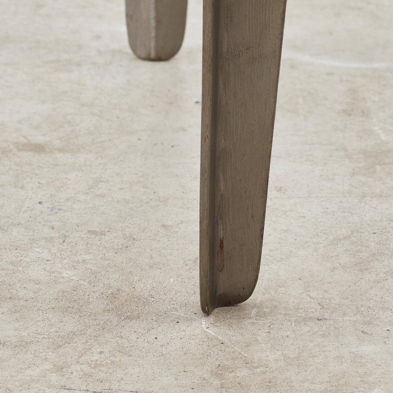Folded Steel Side Table, US 1980s For Sale at 1stDibs
