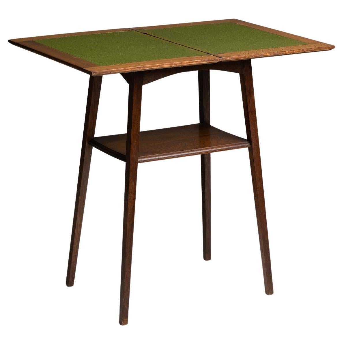 Needlepoint Top Folding Card Table at 1stDibs