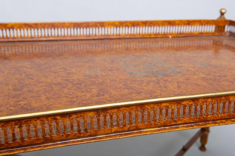 Folding Metal Tray Little Table For Sale at 1stDibs