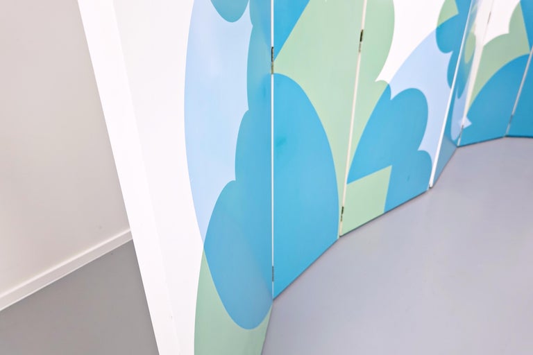 Folding Screen Model 'Balla' by Giacomo Balla for Simon Gavina, 1972 ...