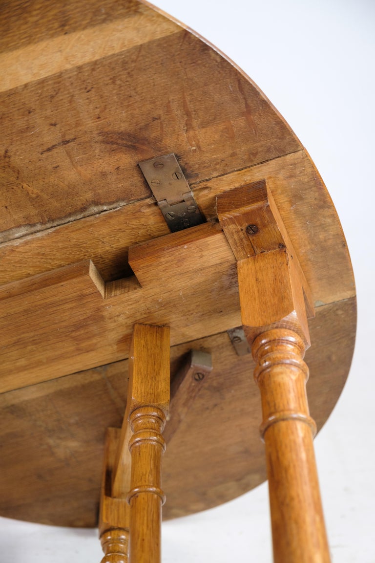 Folding Table, Oak, 1890 For Sale at 1stDibs