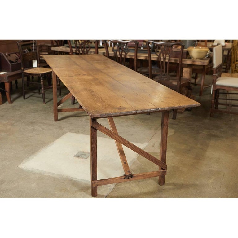 Folding Wallpaper Dining Table at 1stDibs