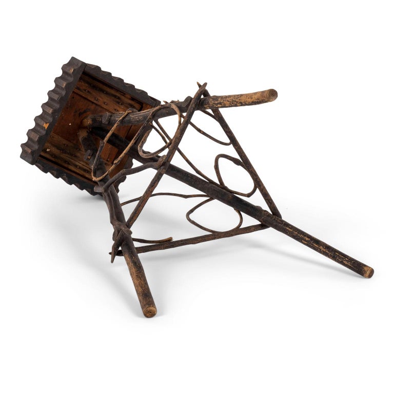 Antique Folk Art Twig Stand For Sale at 1stDibs