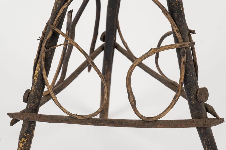 Antique Folk Art Twig Stand For Sale at 1stDibs