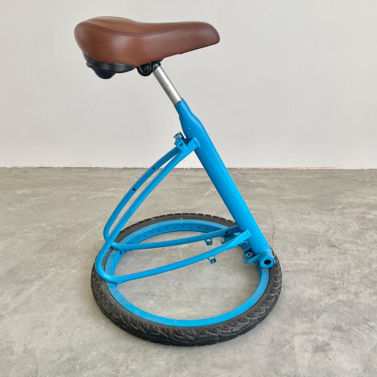 Folk Art Bicycle Stool, 1980s France For Sale at 1stDibs