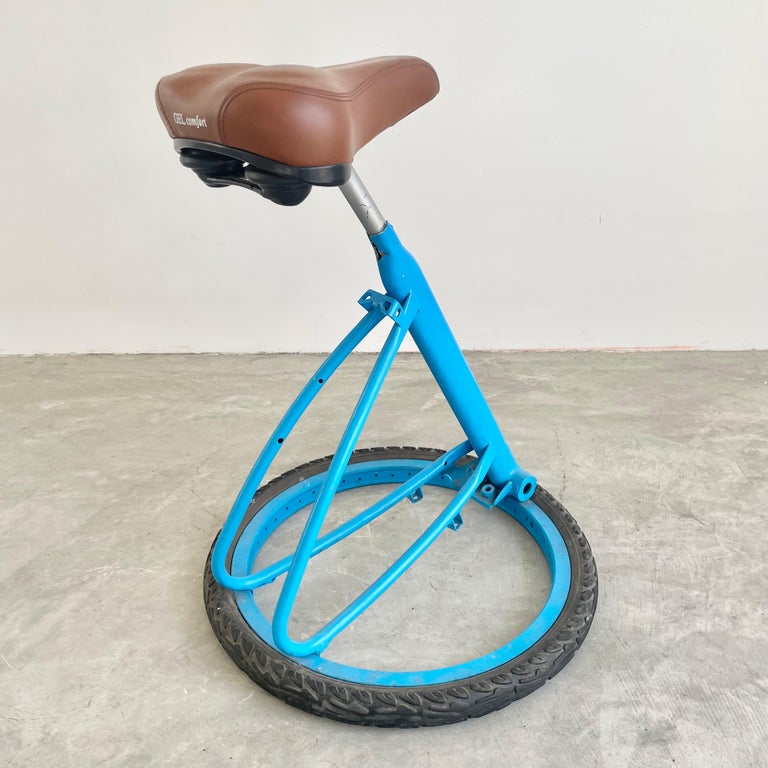 Folk Art Bicycle Stool, 1980s France For Sale at 1stDibs