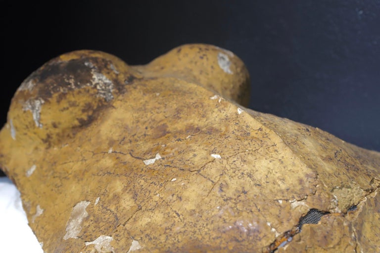 Folk Art Bust Wall Sculpture For Sale at 1stDibs