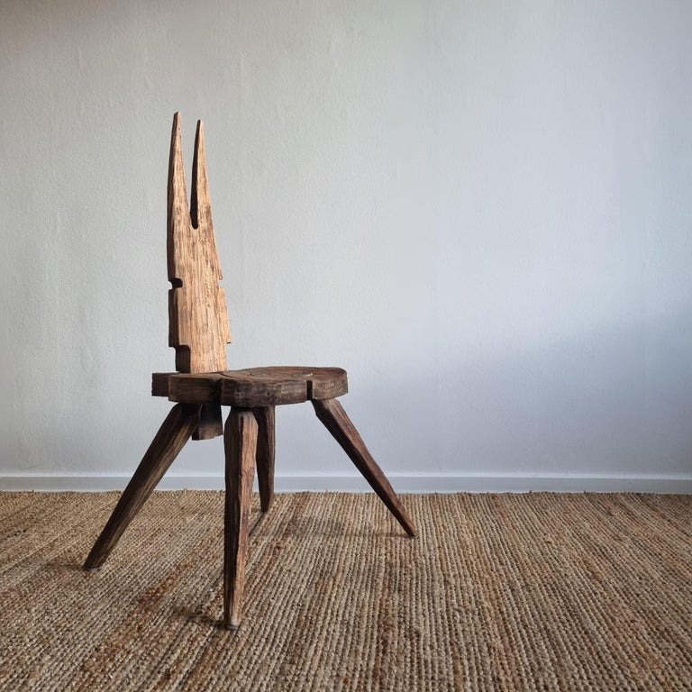Folk Art Chair from Finland For Sale at 1stDibs