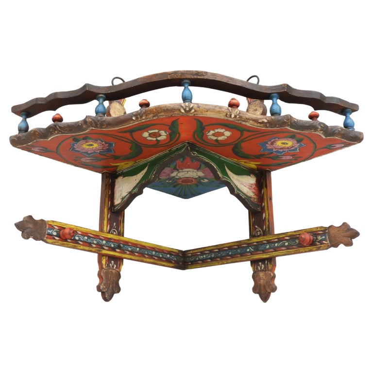 Folk Art Corner Shelf C1900 Hungary For Sale at 1stDibs