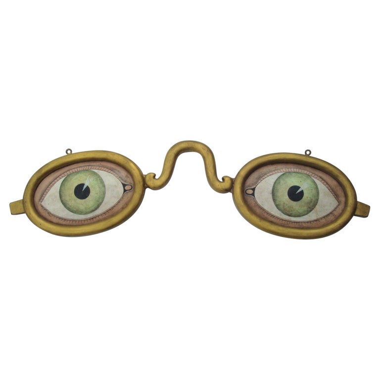 Folk Art Decorative Spectacles, Eyeglasses Optometrist Trade Sign at ...