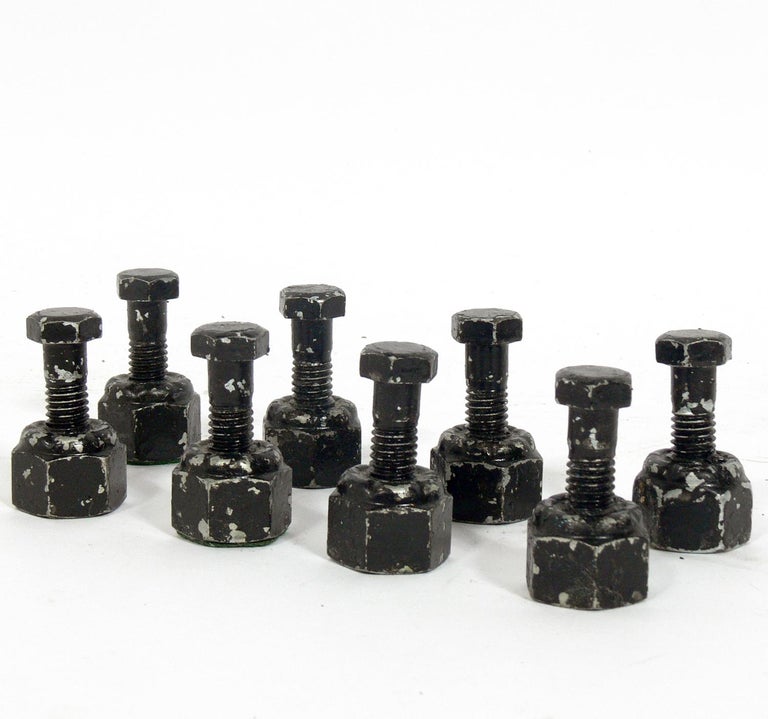 Folk Art Mechanic's Chess Set at 1stDibs