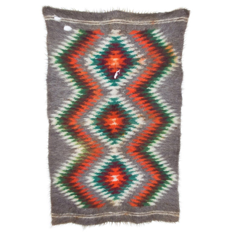Folk Art Native American Wool Blanket Wall Art Bold Bright Graphics ...