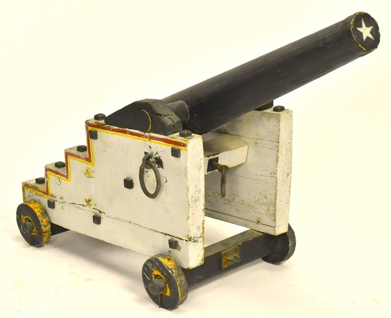 Folk Art Naval Cannon, Early 20th Century For Sale at 1stDibs