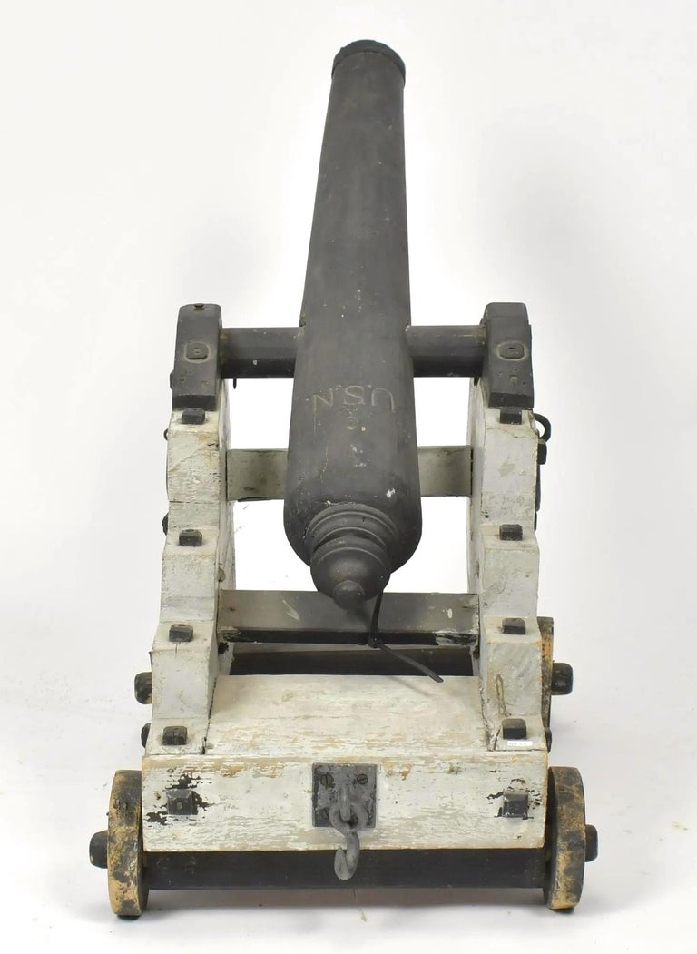 Folk Art Naval Cannon, Early 20th Century For Sale at 1stDibs