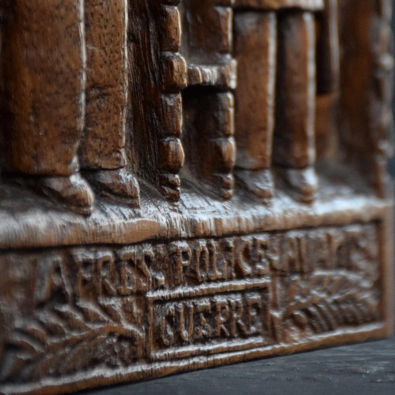 Folk Art Oak French Treen Panels at 1stDibs