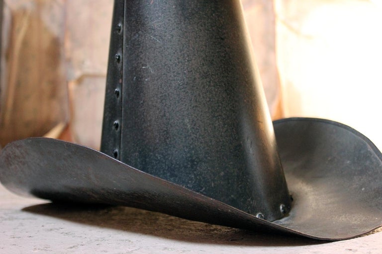 Folk Art Painted Metal Milliners Top Hat Trade Sign Annie Gold circa ...