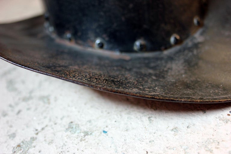 Folk Art Painted Metal Milliners Top Hat Trade Sign Annie Gold circa ...