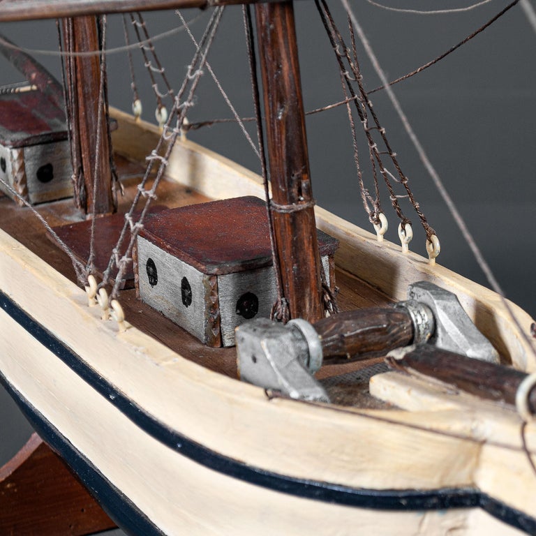 Folk Art Scratch Built Boat, Early 20th C For Sale at 1stDibs