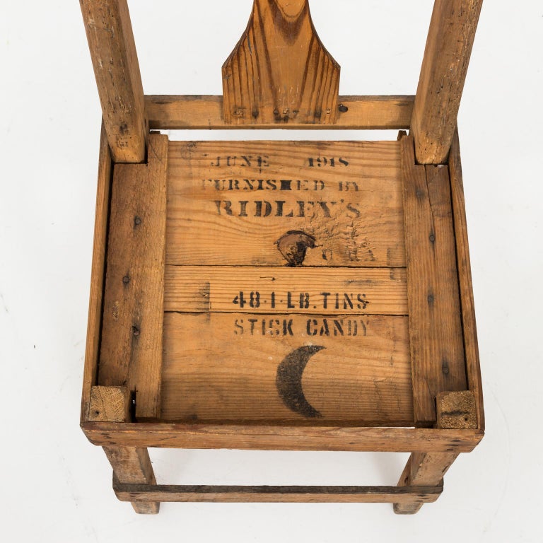 Folk Art Side Chair at 1stDibs