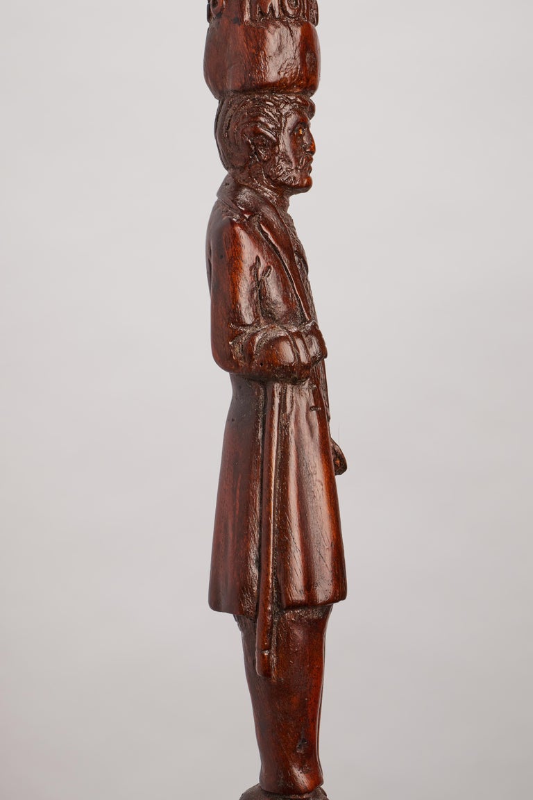 Folk Art Walking Stick, England, 1868 at 1stDibs
