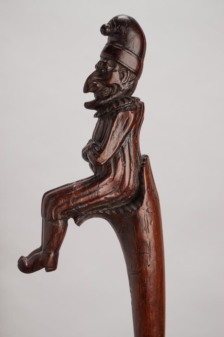 Folk Art Walking Stick, England 1870 For Sale at 1stDibs