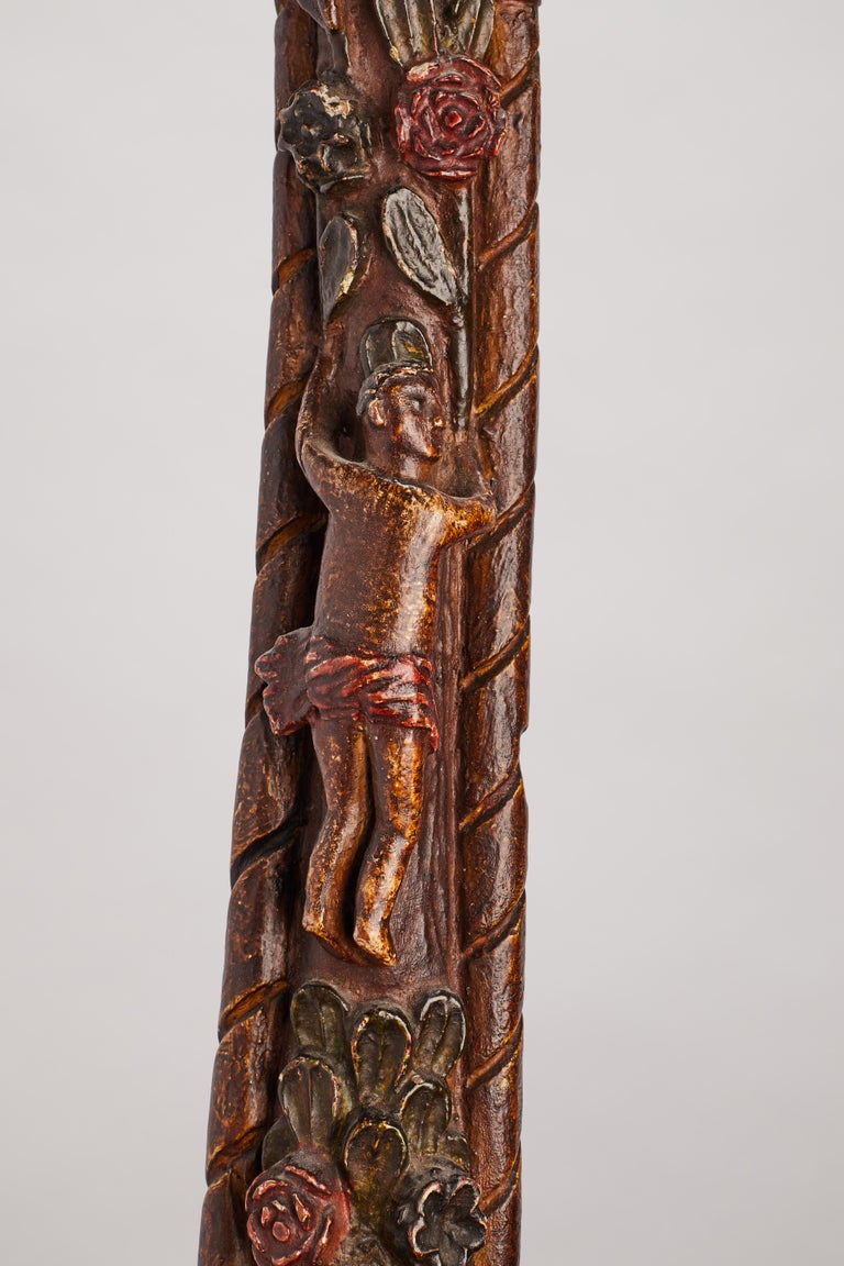 Folk Art Walking Stick, Russia, 1830 For Sale at 1stDibs